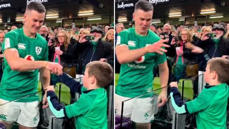 Watch Johnny Sextons Adorable Special Handshake With His Son Luca