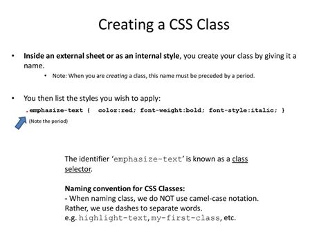 Css Classes Ppt Download