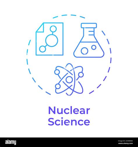 Nuclear Science Blue Gradient Concept Icon Stock Vector Image And Art Alamy