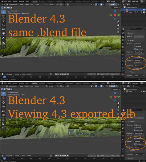 Bug Blender 43 Ignores Render Method Dithered When Exporting To