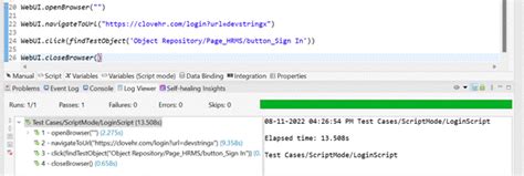 create test case using record manual and script view in katalon