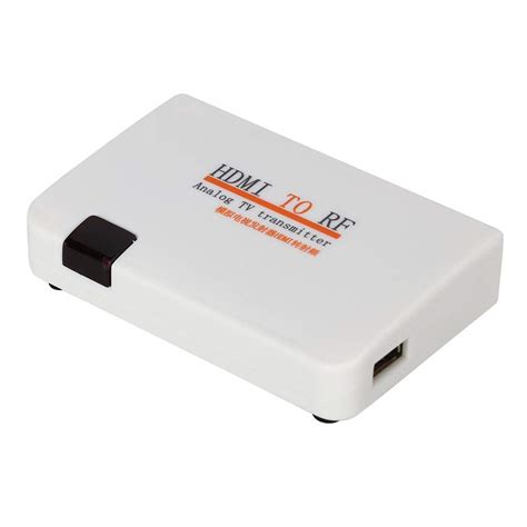Buy HDMI RF Modulator HDMI To RF Coaxial Converter Coax Adapter P Analog TV Transmitter For