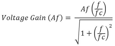 Active High Pass Filter