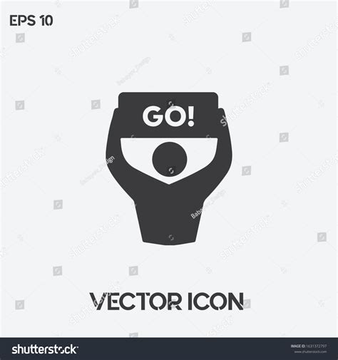 Go Vector Icon Illustration Uiux Premium Stock Vector Royalty Free