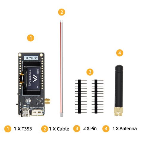 Lilygo T3s3 Esp32 S3 Lora Ttgo Development Board Wireless Module With 0