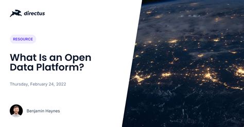 What Is An Open Data Platform