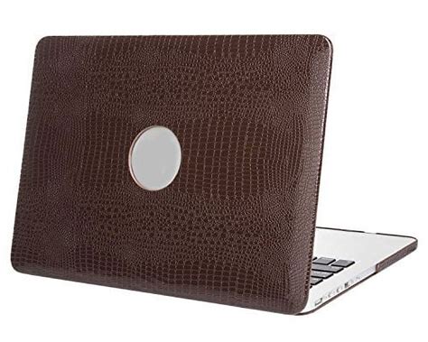 Mosiso Macbook Pro 13 Retina Case Ultra Slim Pu Leather Hard Shell