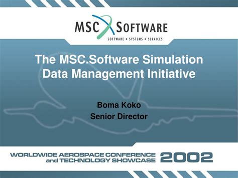 ppt the msc software simulation data management initiative powerpoint