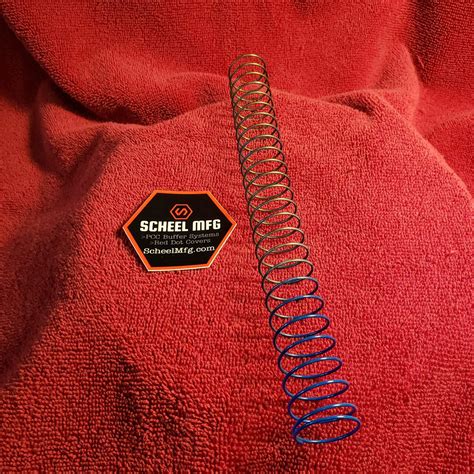 Buffer Recoil Spring Lightweight Blue 2pkg Scheel Manufacturing
