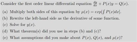 Solved Easy Differential Equations I Will Thumbs Up Thank