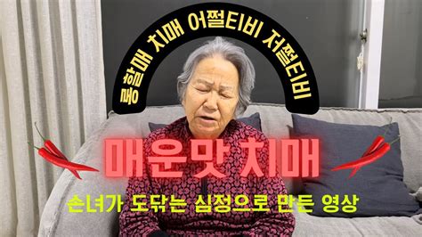 할머니의 치매 증상 Feat기저귀 실수 후 어쩔티비 저쩔티비 롱롱tv Youtube