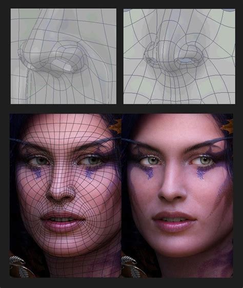 Mesh Topology 3dtotal Forums Topology Face Topology Character Modeling