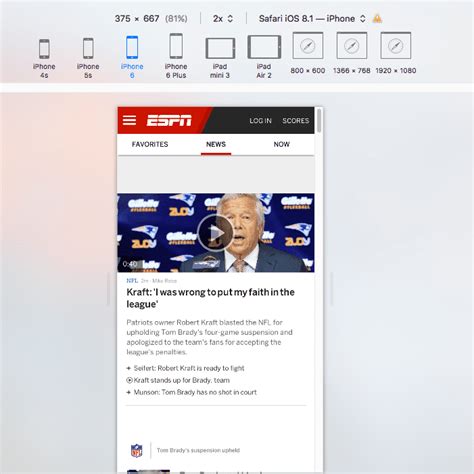 How To Activate And Use Responsive Design Mode In Safari 13
