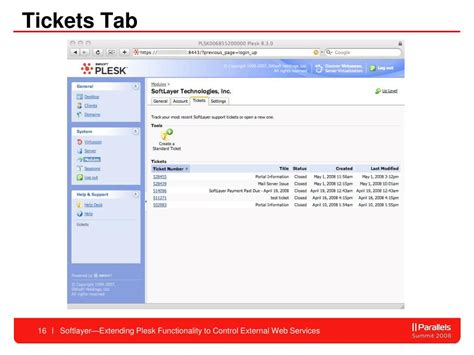 Ppt Extending Plesk Functionality To Control External Web Services A