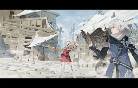Alisaie Leveilleur And Alphinaud Leveilleur Final Fantasy And More Drawn By Yusheng Danbooru
