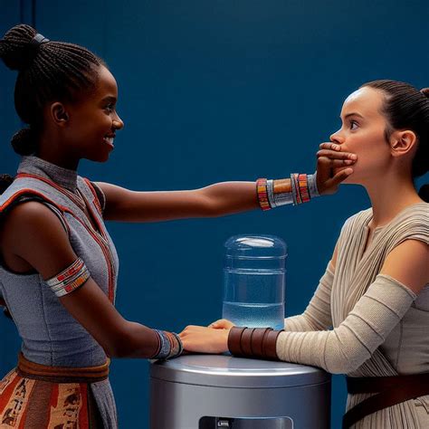 Shuri Letitia Wright Handgags Daisy Ridley Rey By Mrhulot24606 On