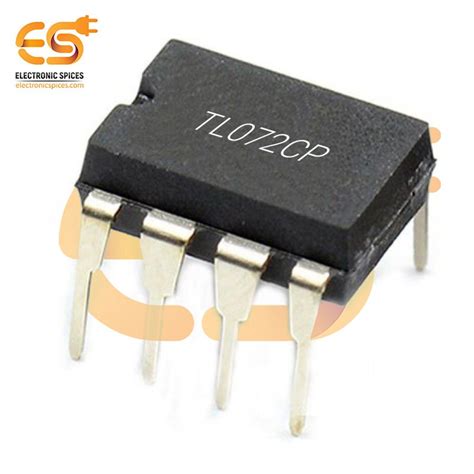Tl072cp Low Noise Dual Jfet Op Amplifier Ic Dip 8 Package