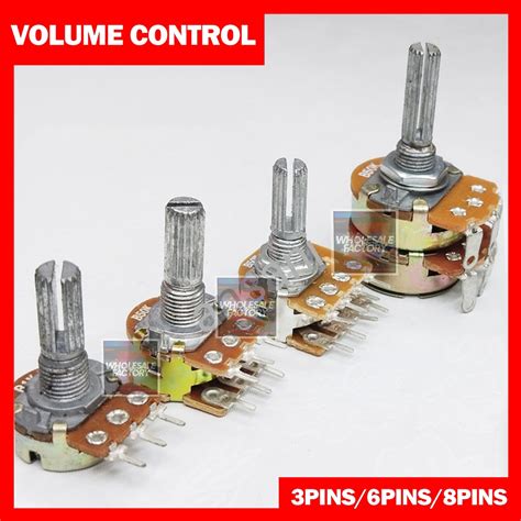 Volume Control Potentiometer Mono Stereo Master 1piece Shopee Philippines