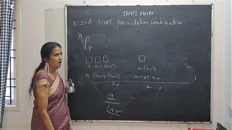 Permutation And Combination Ncert Xi Std Theory Youtube