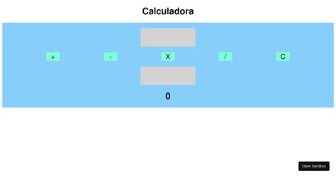 Calculadora Codesandbox