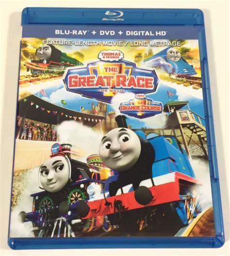 Thomas And Friends The Great Race The Movie Blu Ray Dvd Disc Movie