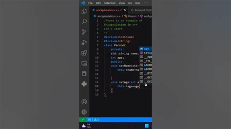 Encapsulation In C Programming Language Encapsulation Cpp