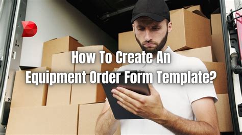 How To Create An Equipment Order Form Template Equipment Order Form