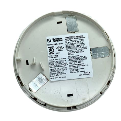 System Sensor 2151 Smoke Detector Replaces 2451th