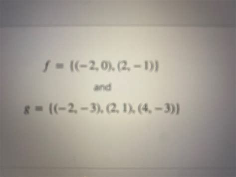 answered find f g 2 bartleby