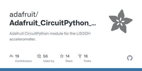 Github Adafruitadafruitcircuitpythonlis3dh Adafruit Circuitpython Module For The Lis3dh