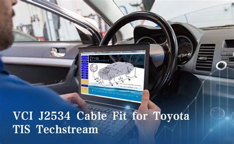 Vci J2534 Cable Fit For Toyota Tis Techstream Latest