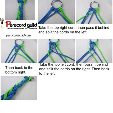 6 Strand Braid Tutorial Paracord Tutorial Paracord Bracelet