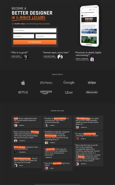 Design Hacks One Page Website Award Design Hacks One Page Website Award
