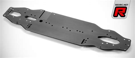 Red RC Xray T414 Aluminum Chassis