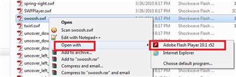 How Do I Open Swf Files Offline