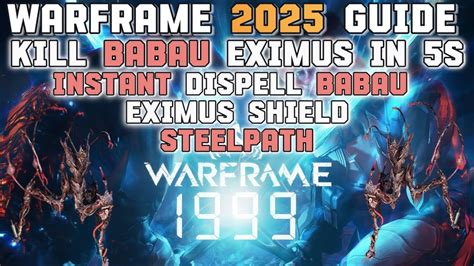 Warframe Kill Techrot Babau Eximus In 5s Youtube