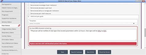Template Validations Help Center