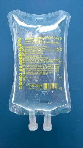 Soro FisiolÓgico Cloreto De SÓdio 09 Bolsa 500 Ml Sf Loja Calmedy