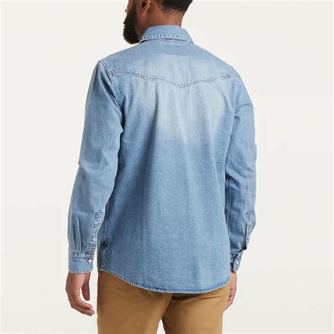 Dust Up Denim Snapshirt Camp