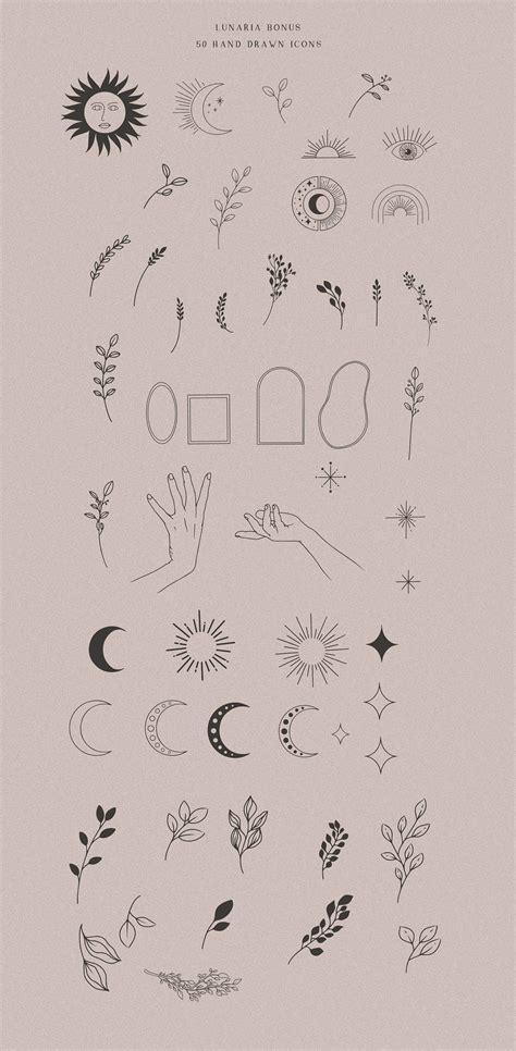 Alchemist Symbols Clip Art