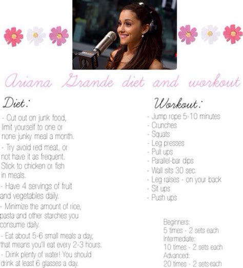 Ariana Grande Workout Plan