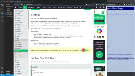 webdev css font size youtube