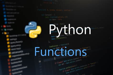 Functions In Python Python U