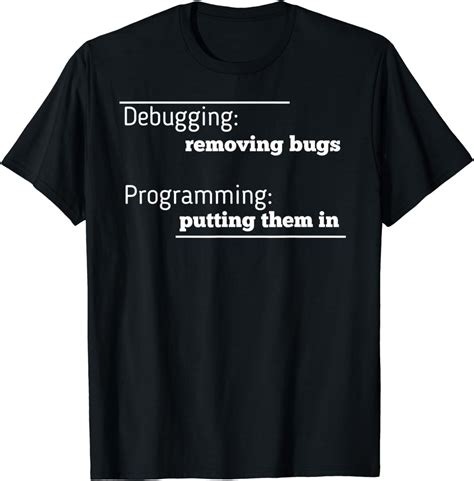 Funny Coding Programming Programmer Joke Gift T Shirt Amazon Co Uk Fashion