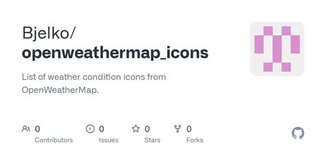 Github Bjelko Openweathermap Icons List Of Weather Condition Icons From Openweathermap
