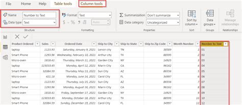 How To Convert Number To Text In Power Bi With Leading Zeros