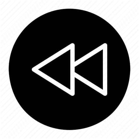Fast Backward Ui Music Multimedia Icon Download On Iconfinder