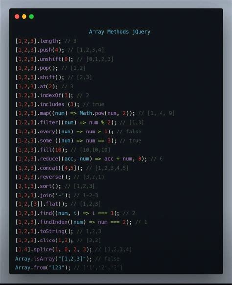 Tamilarasan P On Linkedin Array Methods 🔎