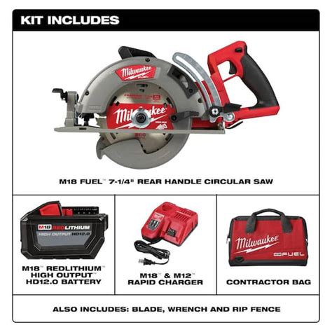 Milwaukee M18 7 14 In Circular Saws The Home Depot