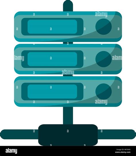 Isolated Device And Data Base Design Stock Vector Image And Art Alamy